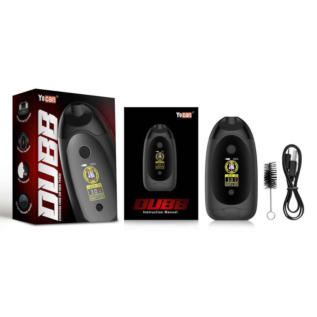 Yocan Dubb 510 Threaded Dual Cartridge Battery Vape – Yocan Vaporizer