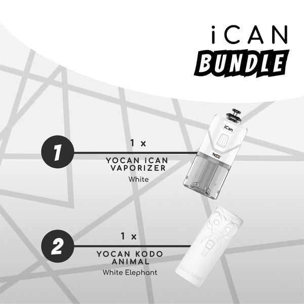 Yocan iCan BUNDLE - White – Yocan Vaporizer